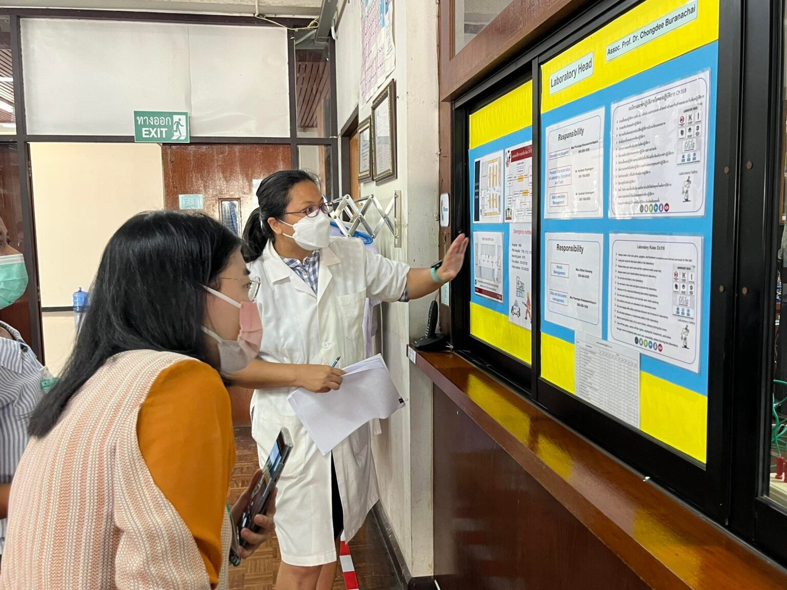 Assoc. Prof. Dr. Chongdee Buranachai and Dr. Suntisak Khumngern welcomed staffs on visiting TAB ...