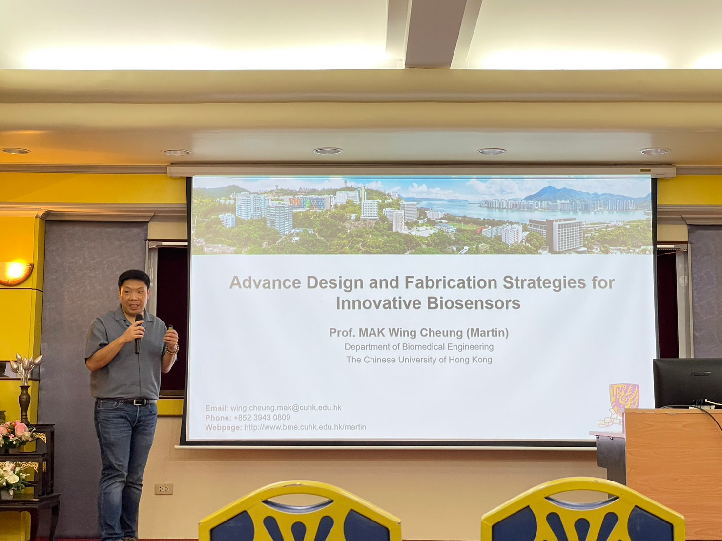 A special seminar by Associate Professor Wing Cheung MAK | TAB-CoE ...