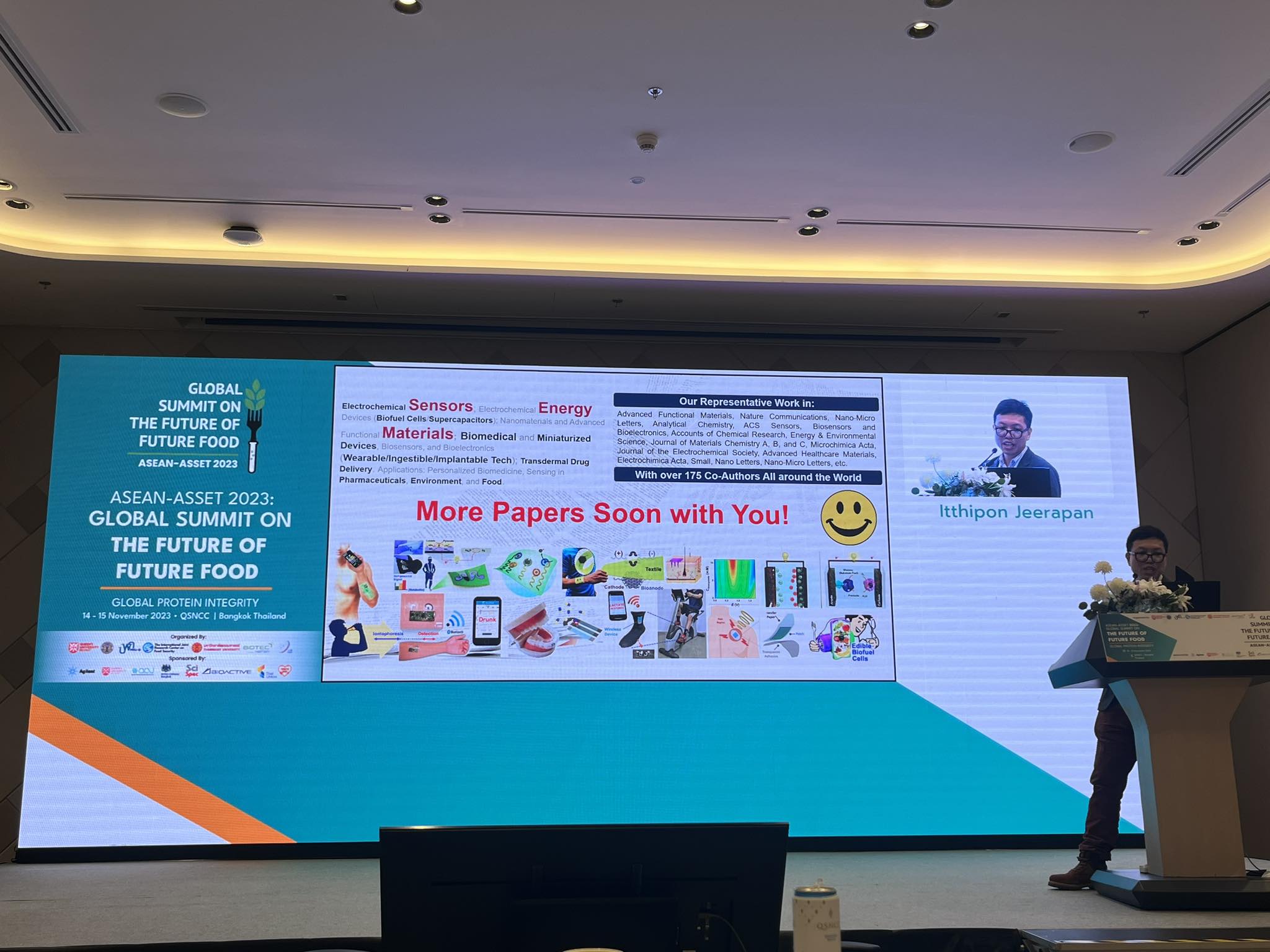 Asst. Prof. Dr. Itthipon Jeerapan gave a oral presentation in ASEAN ...