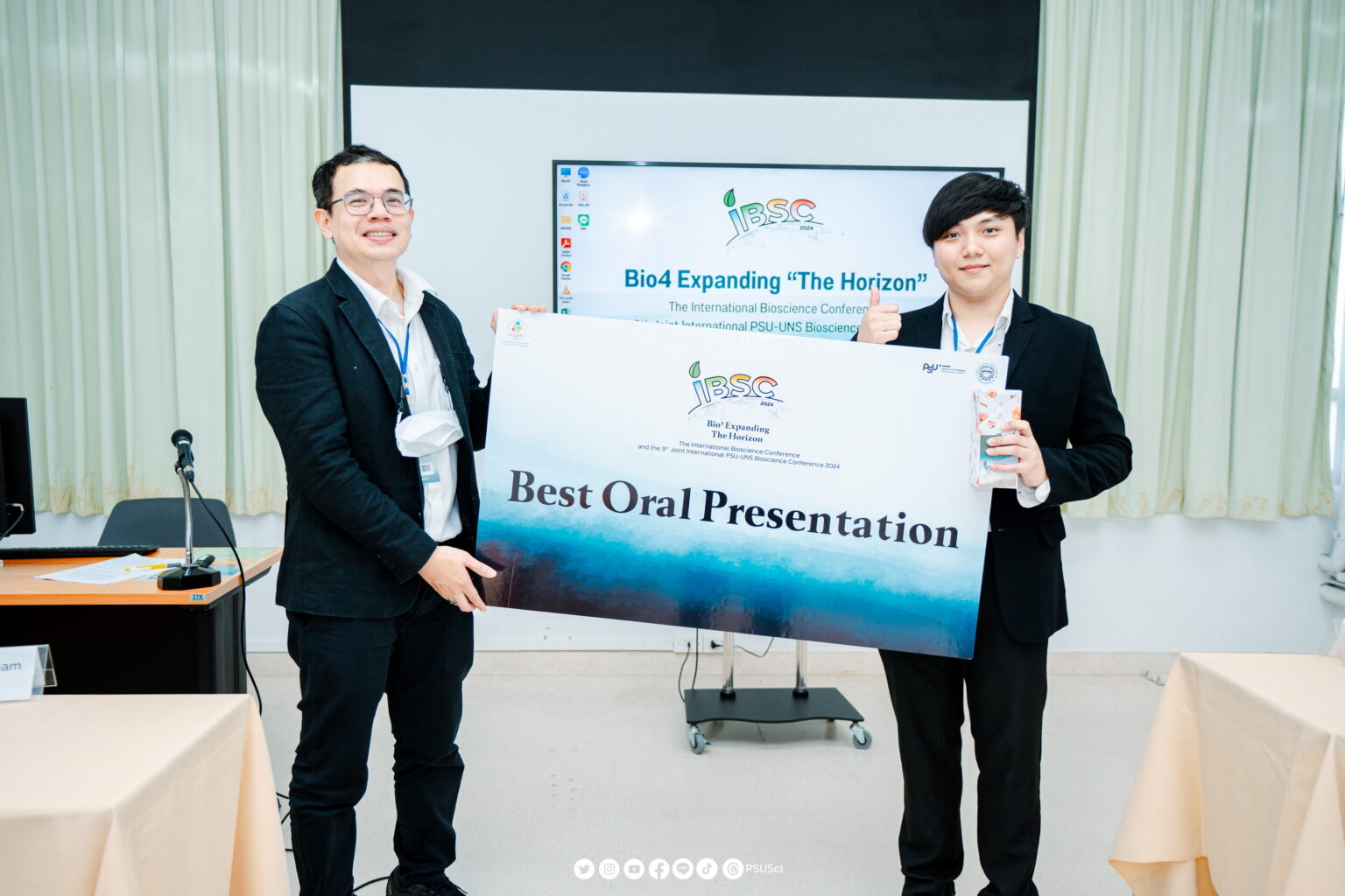 TAB-CoE ขอแสดงความยินดีกับ นายธนวัฒน์ ตันติวงศ์เมธี ที่ได้รับรางวัล Best Oral Presentation จาก ...